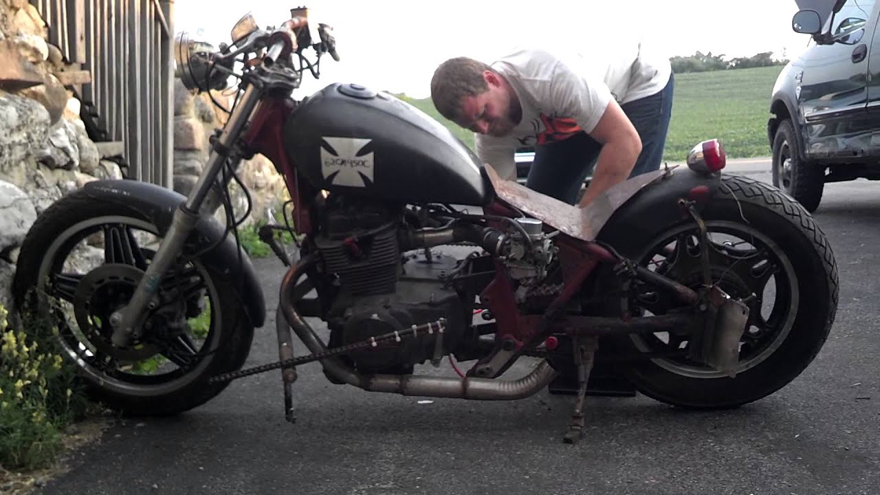 Honda rat bike - YouTube