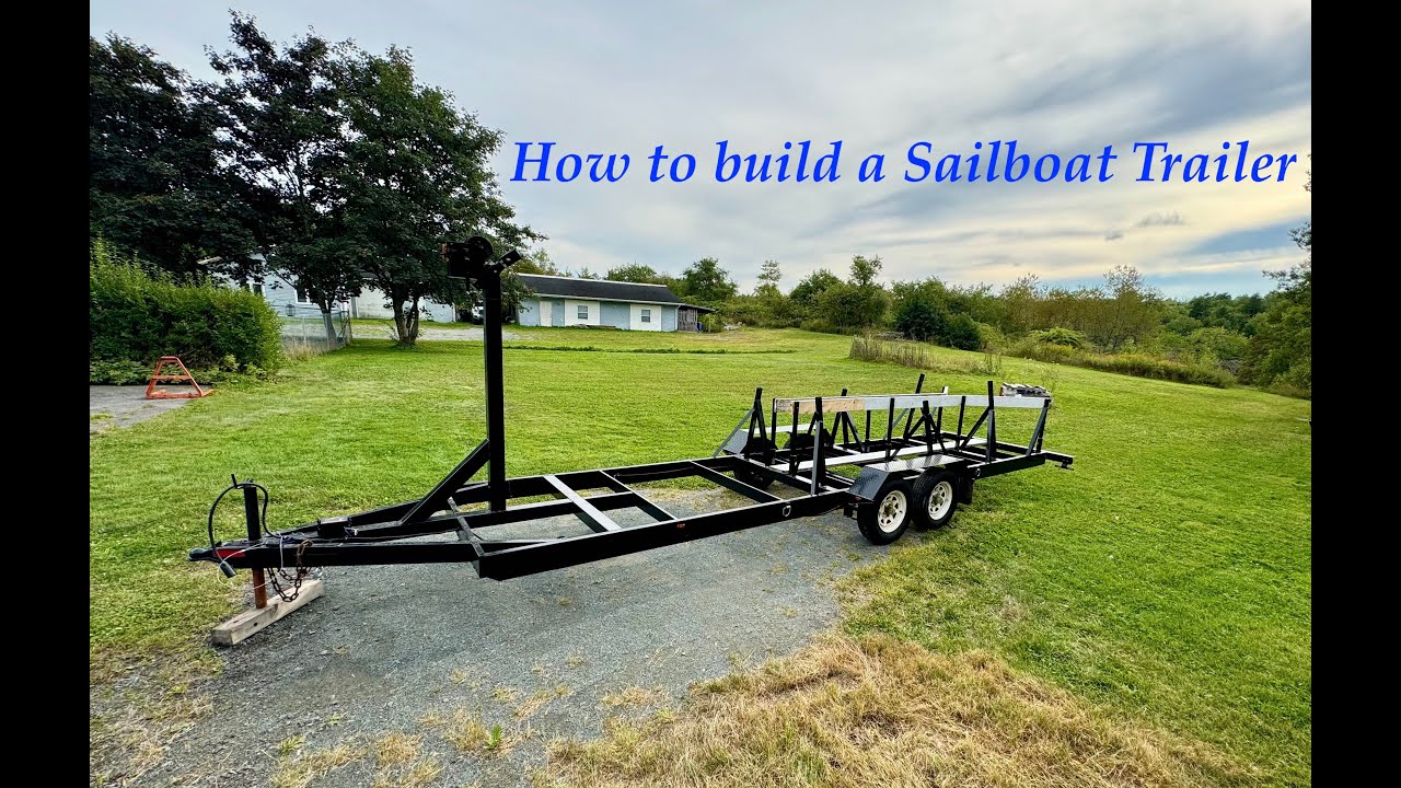 How to Build a Sailboat Trailer Part 2 - YouTube