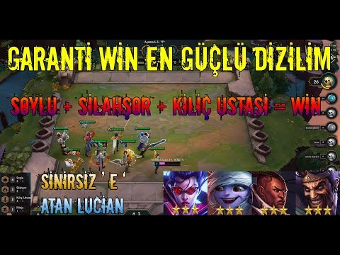 TS: EN İYİ DİZİLİM | Silahşor Ve Kılıç Ustası (Taktik Savaşları)