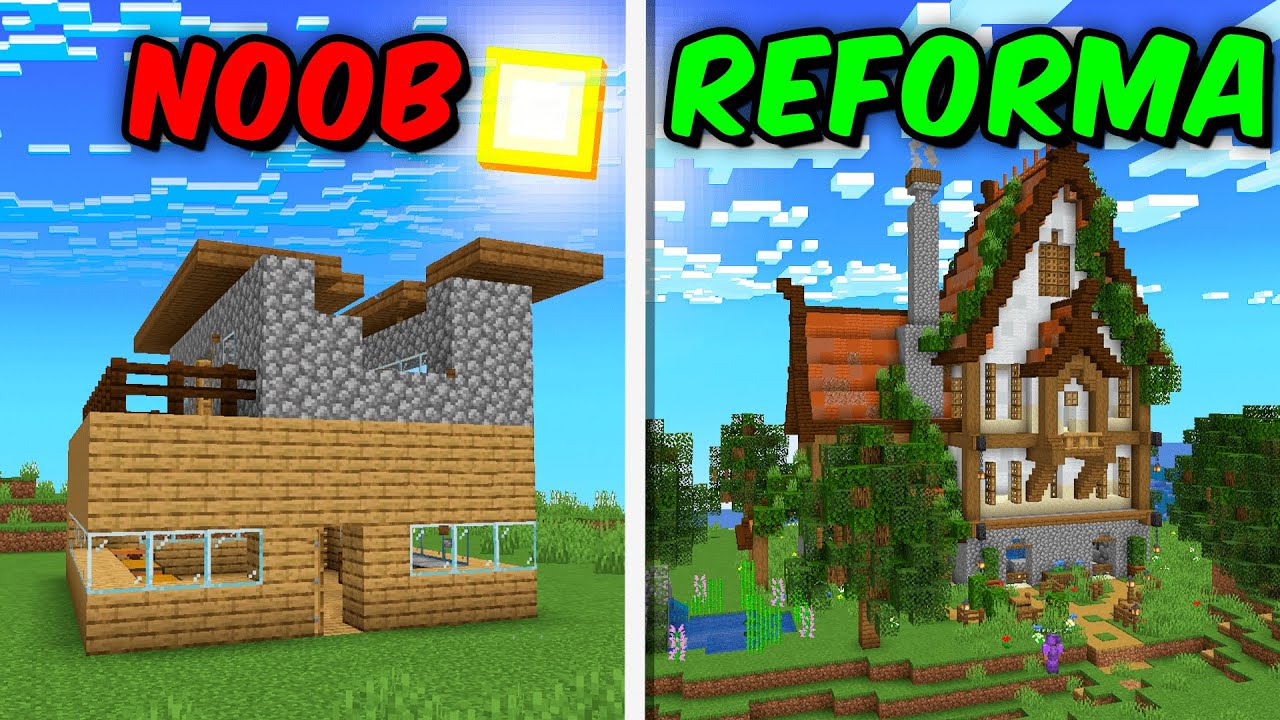 ME PASÉ por NOOB para REFORMARLE la CASA en MINECRAFT 😎 - YouTube