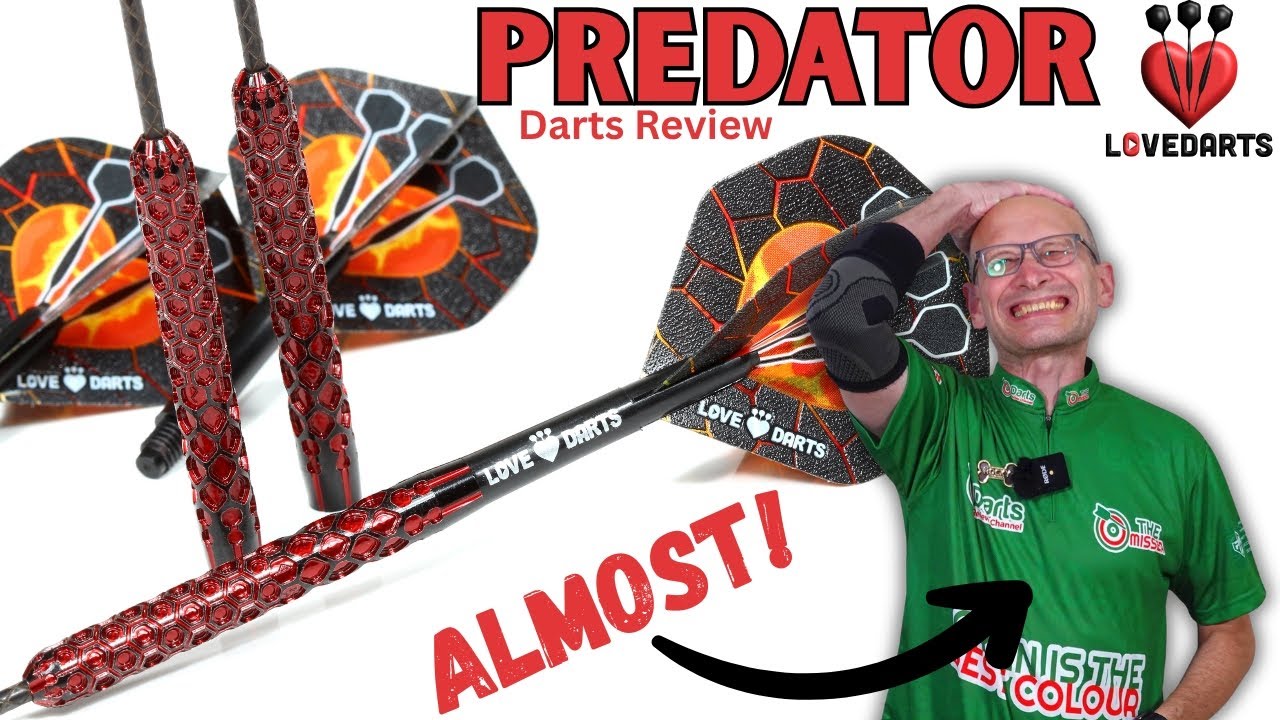 Love Darts PREDATOR AND PREDATOR STEALTH Darts Review 2 New Sets Of ...