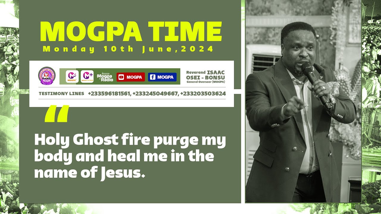 HOLY SPIRIT || MOGPA TIME WITH REV. OB || 10 - 06 - 2024 - YouTube