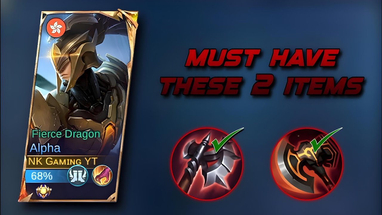 Use These 2 Items in Alpha Build 2024 | Alpha Top 1 Global Build | MLBB ...
