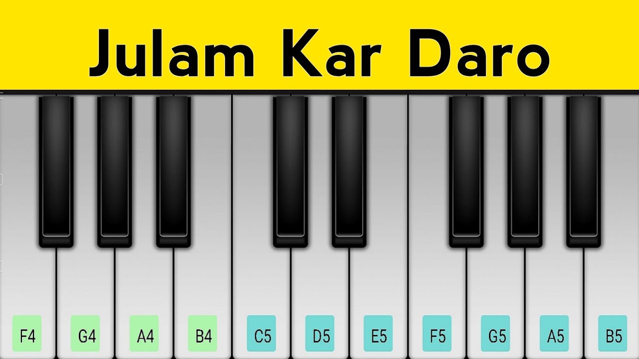 Julam Kar Dalo Sitam Kar Dalo Piano Tutorial | Krishna Bhajan - YouTube