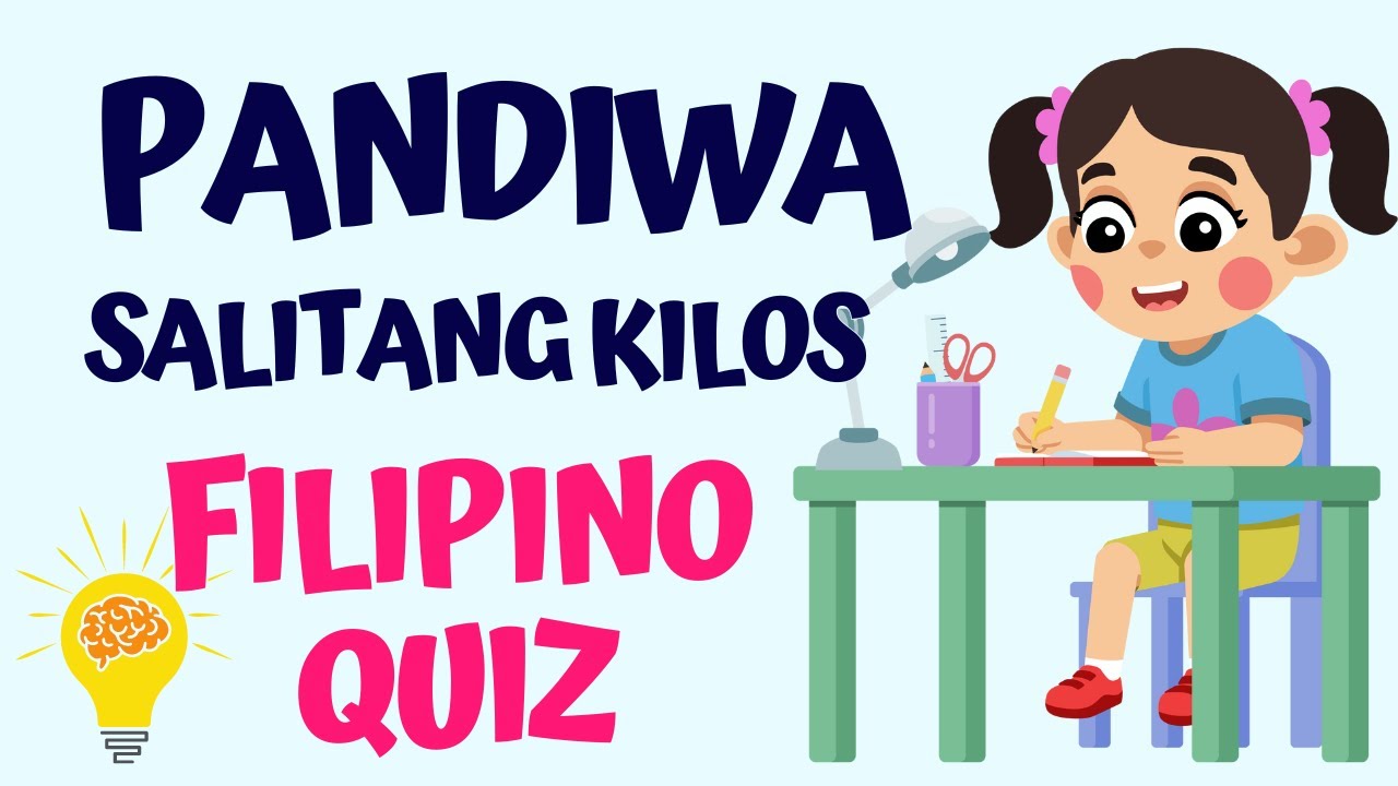 Pagsasanay Sa Filipino / Pandiwa Quiz/ Filipino Phonics - YouTube