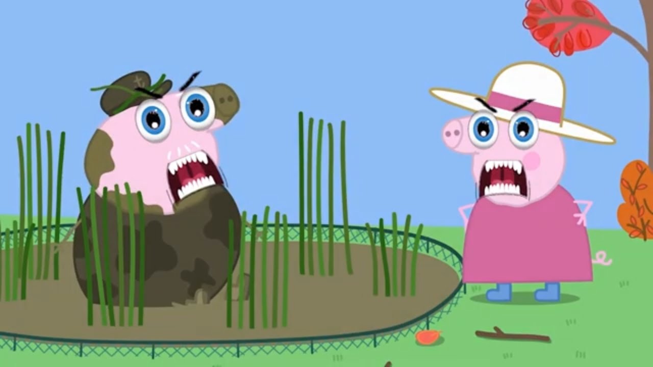 Peppa Pig | Grandpa Pig | Angry face Version - YouTube