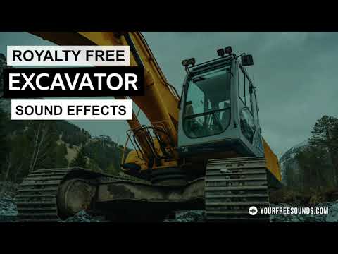 Royalty Free Excavator Sound Effects (Preview) | construction, digging ...