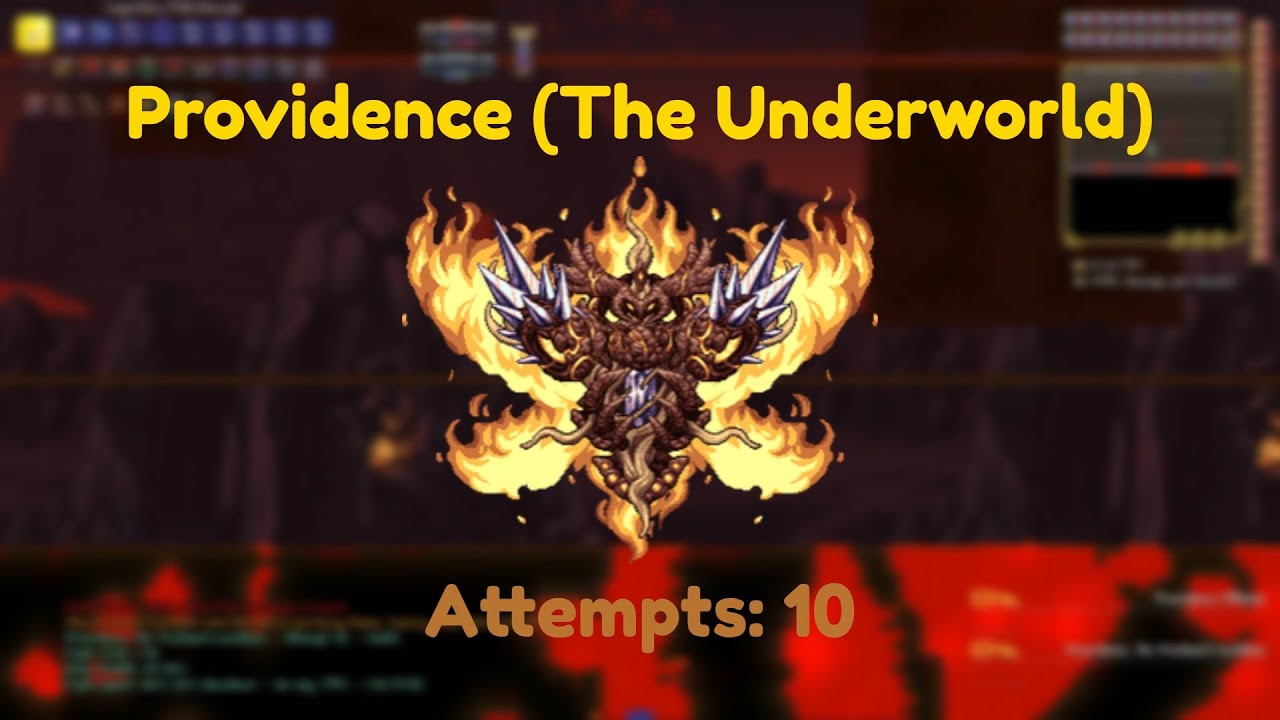 Providence Nohit (The Underworld) Calamity Mod Death Mode - YouTube