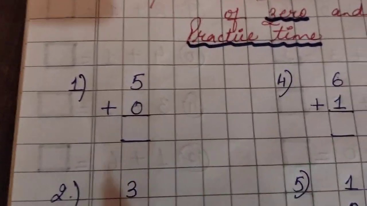 Class-1/Vertical addition of Zero and One/Unit-3 - YouTube