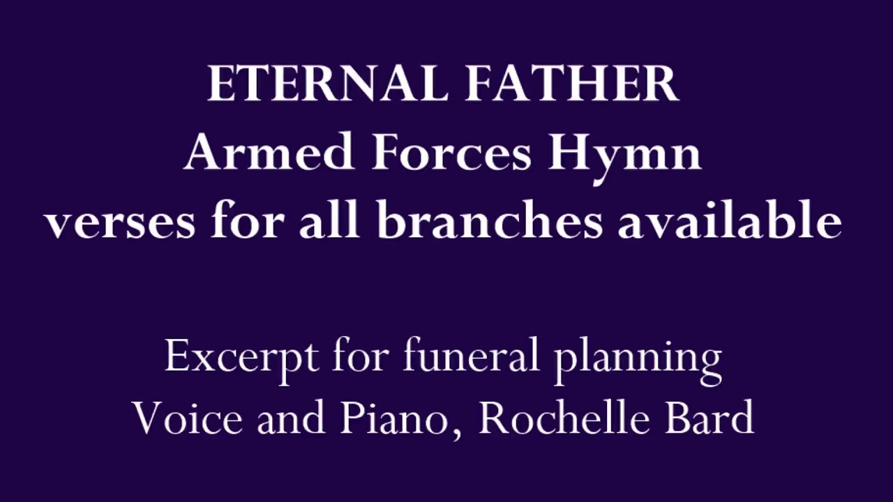 Eternal Father, Strong to Save. Navy hymn with verses for every branch ...