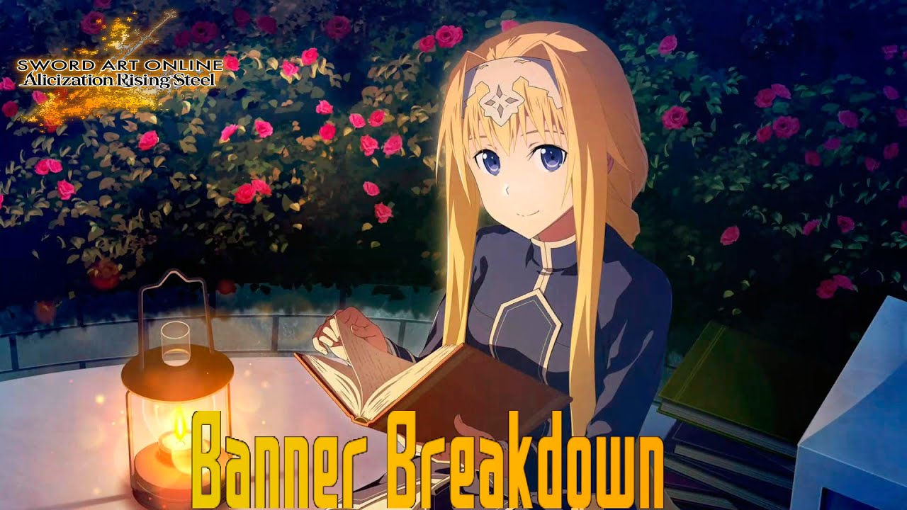 Sword Art Online Alicization Rising Steel Alice Banner Overview - YouTube
