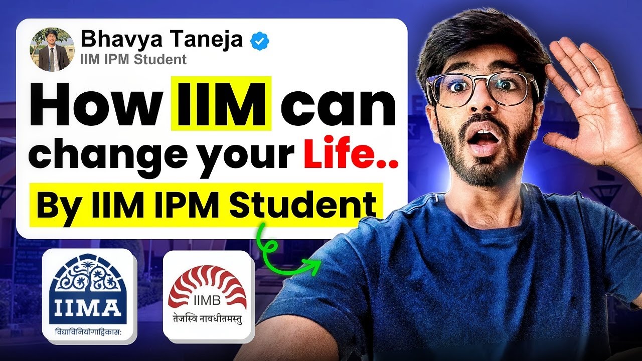 How IIM - IPM changed My Life | IPM Student’s Journey 🚀 | Bhavya Taneja ...