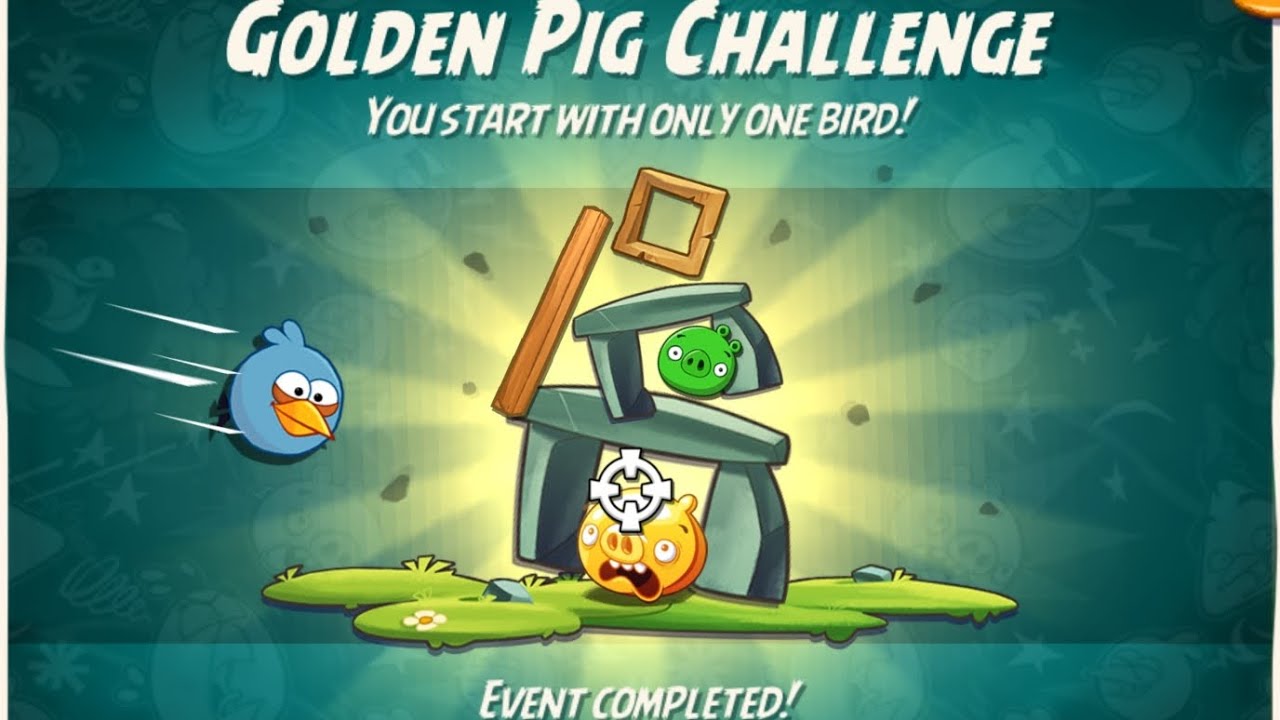 Angry Birds 2 AB2 Golden Pig Challenge - 2024/06/26 - YouTube