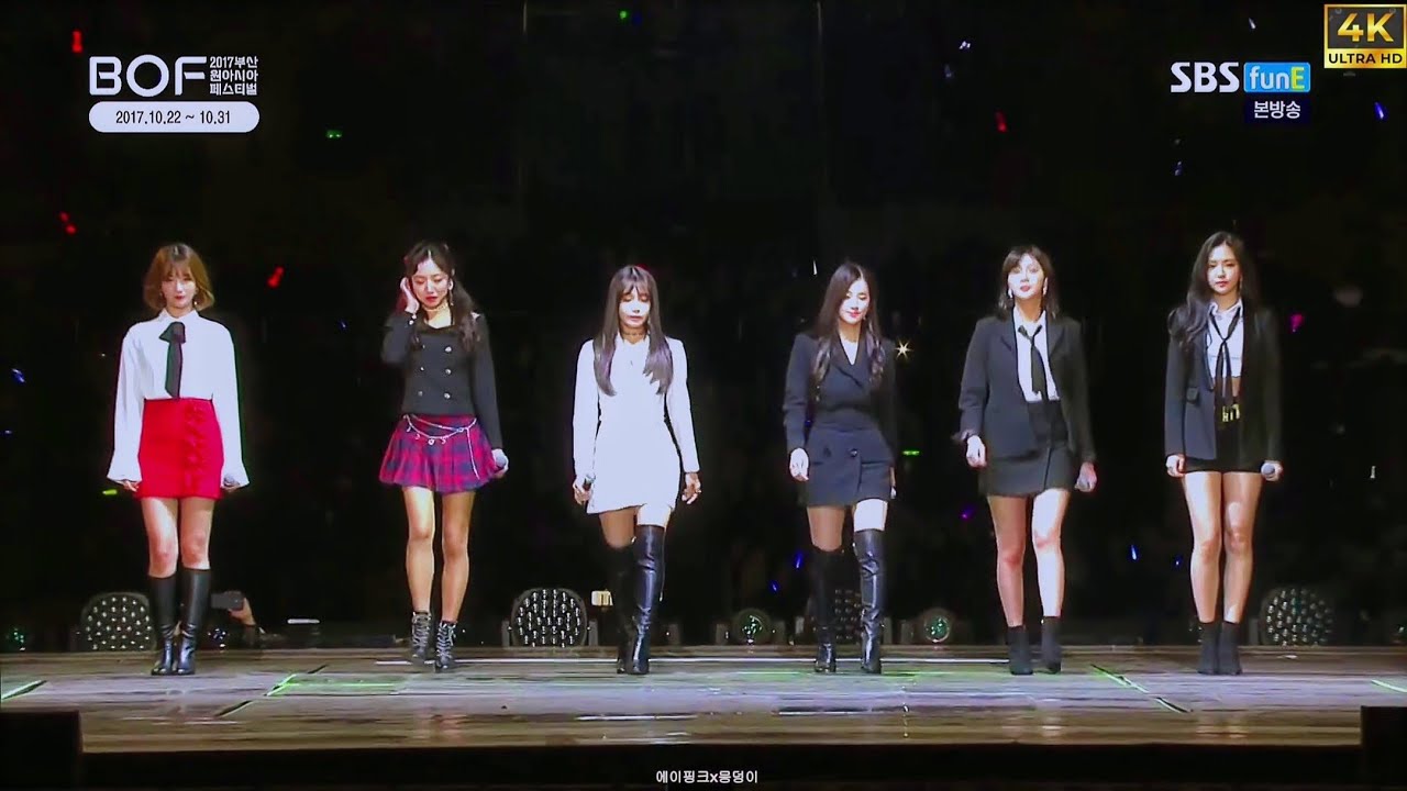 에이핑크 Apink FIVE 파이브 ⛵️ BOF Busan One Asia Festival 2017 (4K) ⛵️ - YouTube