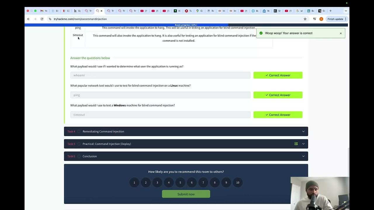 Tryhackme | Command Injection | Jr. Penetration Path - YouTube