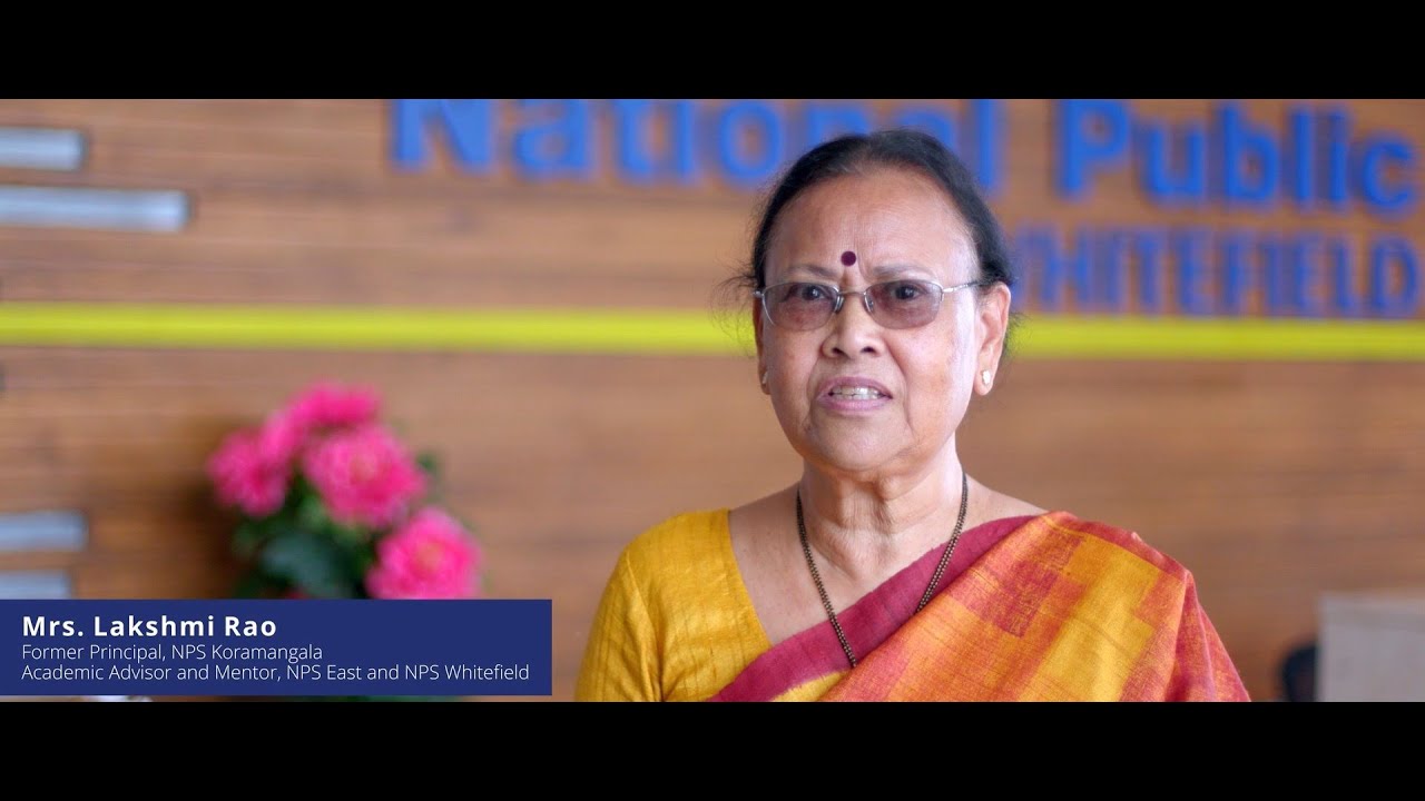 Mrs. Lakshmi Rao-Former Principal, NPS Koramangala, Academic Advisor ...