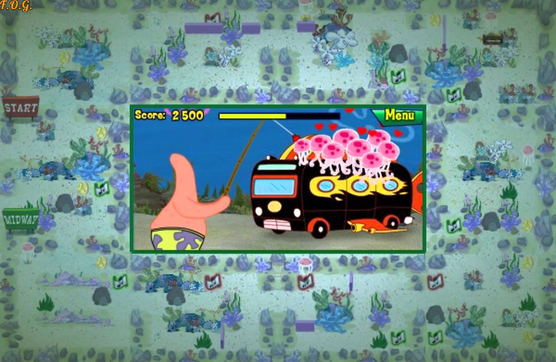Spongebob Squarepants atlantic Squarepants Bus Rush (Автобус Губка Боб ...