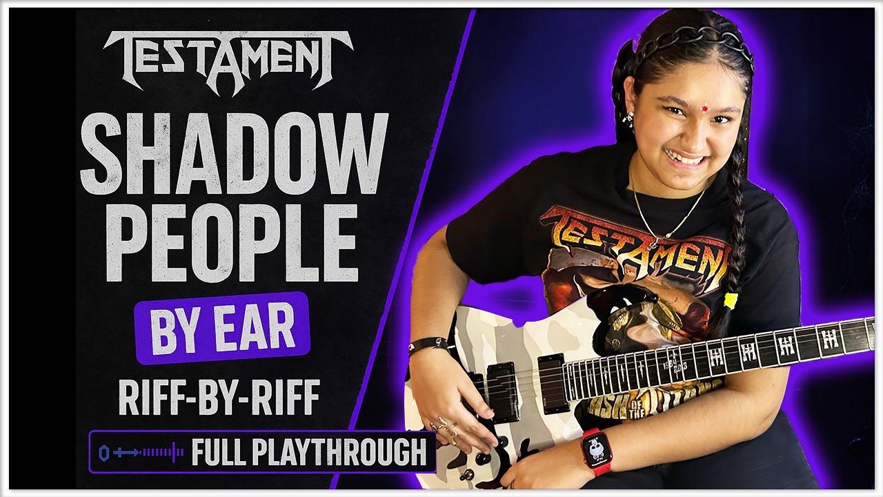 Testament - Shadow People | Guitar Breakdown (By Ear) + Full ...