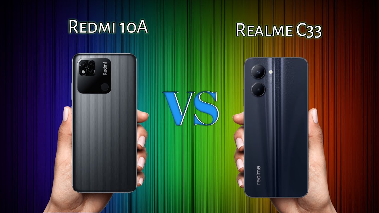 Redmi 10A Vs Realme C33 • Full Comparison {Full Specifications} - YouTube