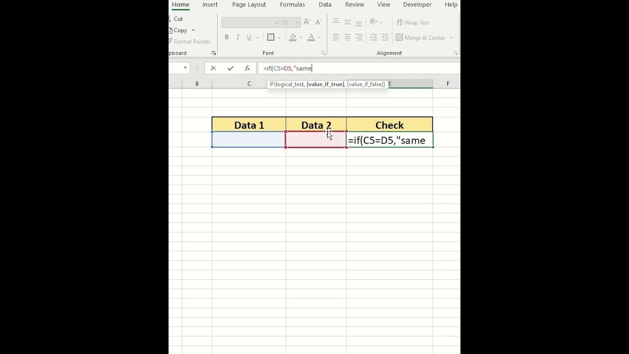 Excel tips & tricks #64|check data using if condition in excel | MUST WATCH #exceltech # ...