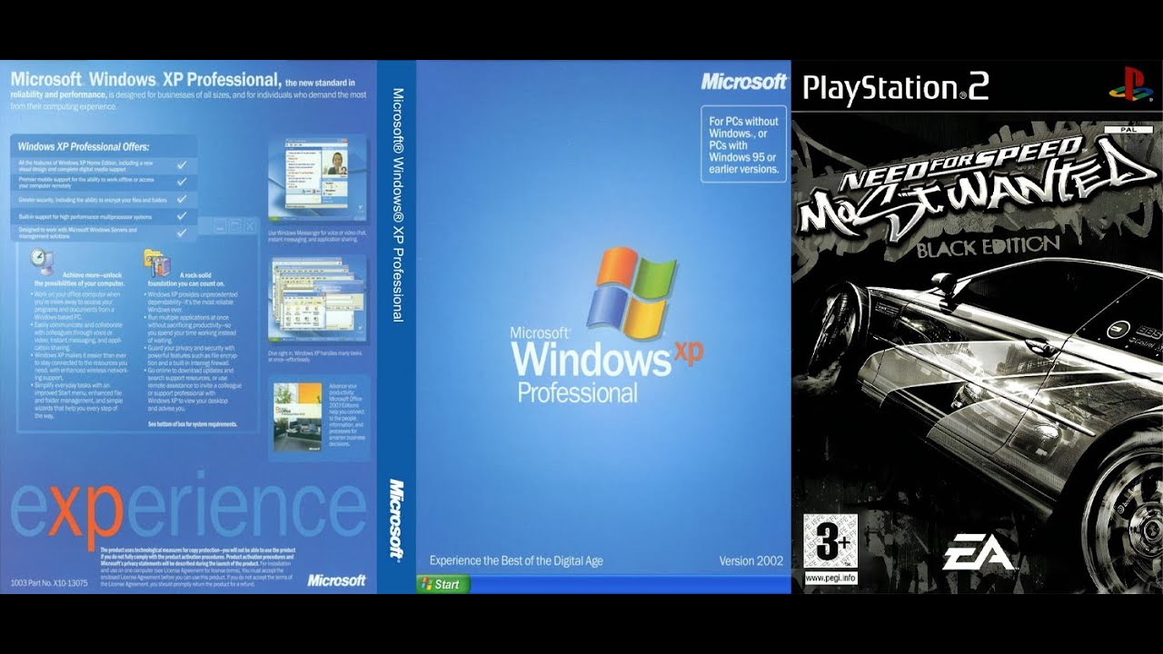 Windows XP and installing games in 2005 - YouTube