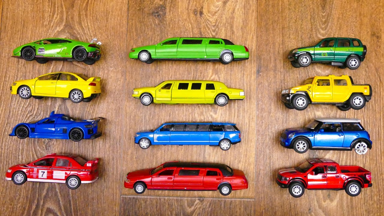 Diecast Model Cars Limousine Large and Small Review From Floor - YouTube