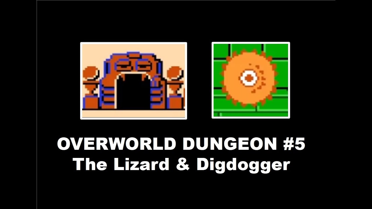 Legend of Zelda (NES) OverWorld Dungeon 5 Complete Walkthrough Guide ...