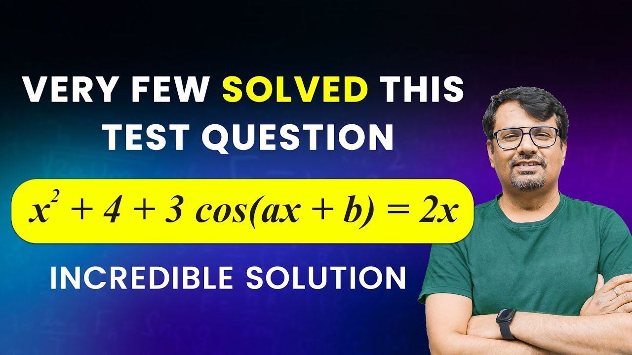 Viral Math Problem | Number of Zeros of Given Equation by GP Sir - YouTube