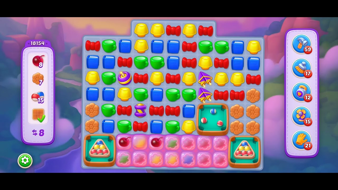 Homescapes Hard Level 18154 - YouTube