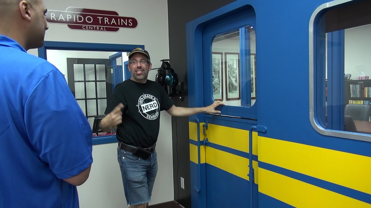 Behind the Scenes @ Rapido Trains, Jason's Train in the basement & more ...