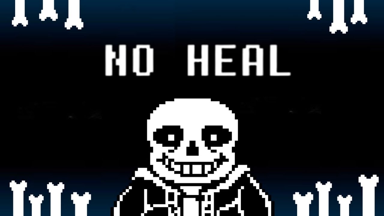 Undertale - Sans No Heal - YouTube