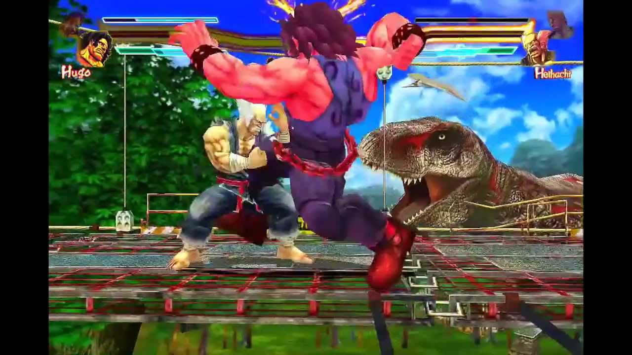 ストクロ SFxT mobile Ryu X Hugo Vs Heihachi X Paul 公式試合 - YouTube