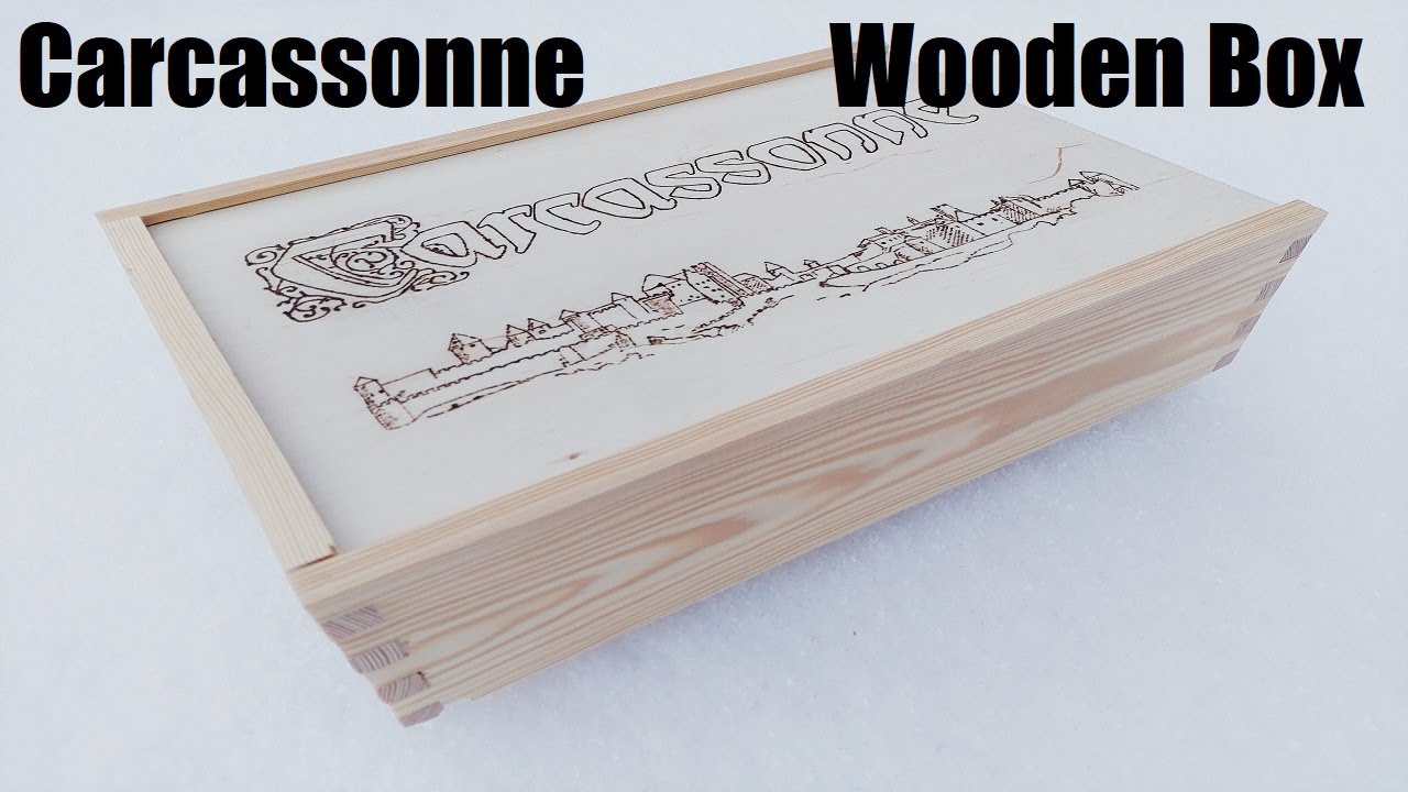 Carcassonne - Big Box made out of wood - with wood burning - 4K - YouTube