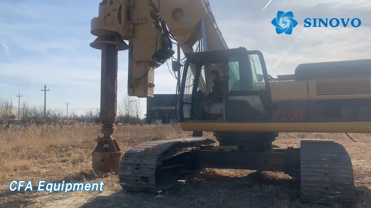 60m Depth CFA Equipment 2000mm Dia Hydraulic For Oil Drilling - YouTube