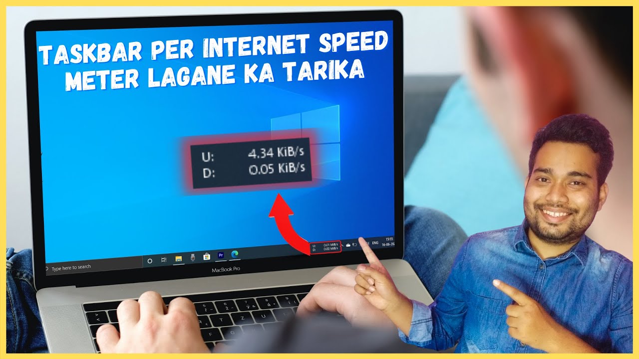 Display Internet Speed In Windows 10 Taskbar - YouTube