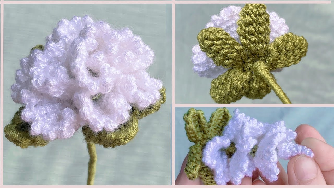 ⚡ Wow Amazing 3D crochet tea rose flower | mini crochet tea rose flower ...