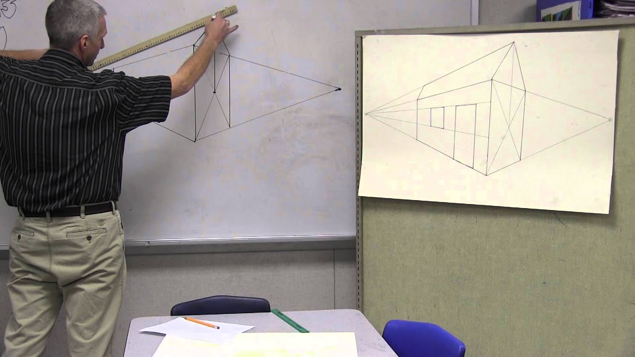 Art instruction for children 2 point perspective ( house) PART 1 OF ...
