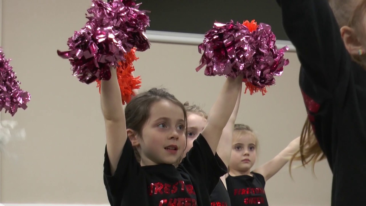 Swinton Firestorm cheerleaders shake their pom poms towards empowering ...