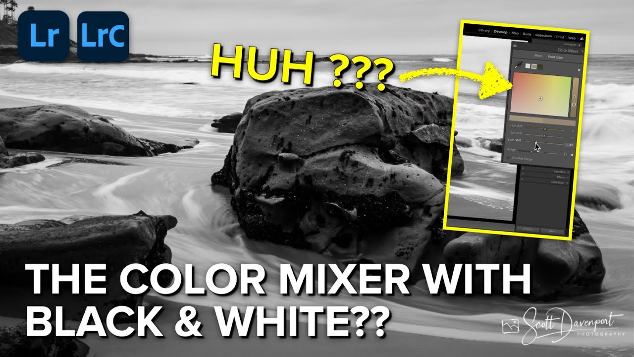 Oddly Satisfying Black & White Refinements With The Color Mixer in ...