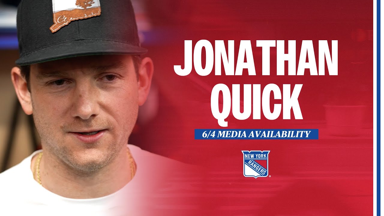 NYR 2024 Exit Day: Jonathan Quick Media Availability | June 4, 2024 ...
