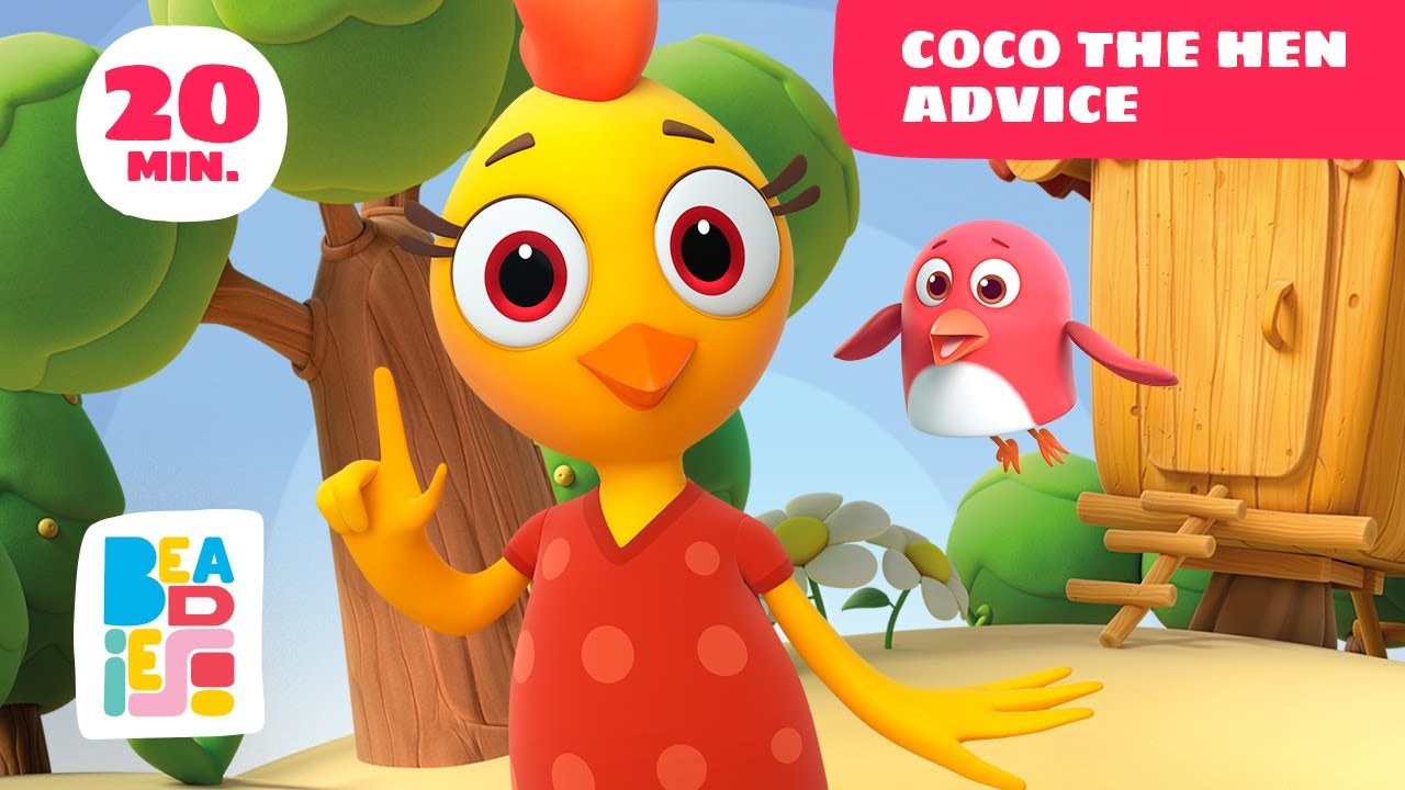 Beadies — Coco the Hen Advice — Educational Cartoons for Kids - YouTube