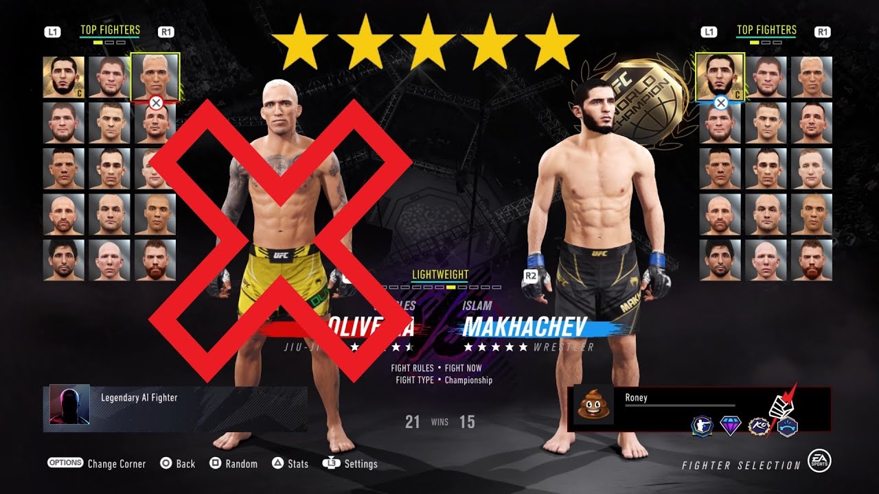 UFC 4 New 5 Star Fighter Update!!! - YouTube