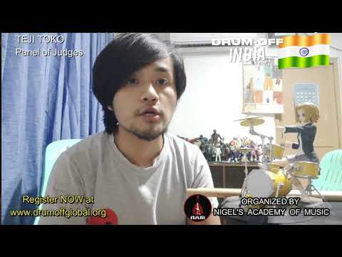 TEJI TOKO DRUM-OFF INDIA JUDGE CALLS ALL DRUMMERS - YouTube