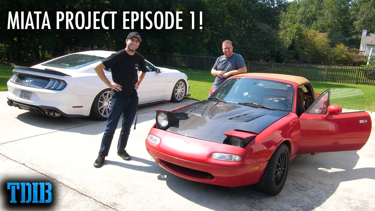 MAZDA MIATA PROJECT Ep.1! First Mod and Project Plans! - YouTube