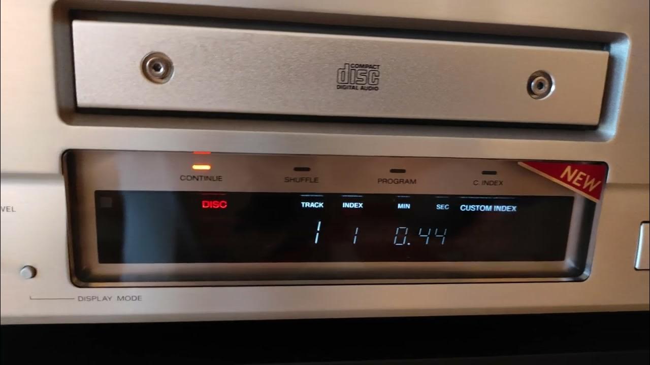 Sony CDP X777ES Gold - YouTube