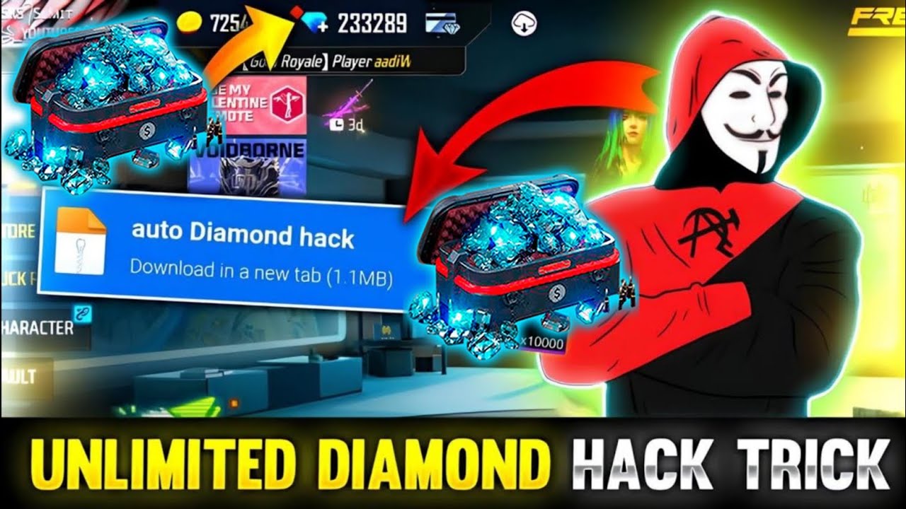 Free Fire Diamond Hack 💎 | Unlimited Diamond Mod Apk 2025 | Free Fire ...