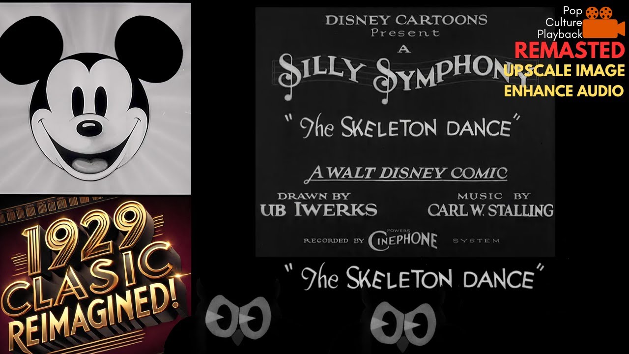 The Skeleton Dance (1929): A Silly Symphonies Classic Restored in HD! - YouTube
