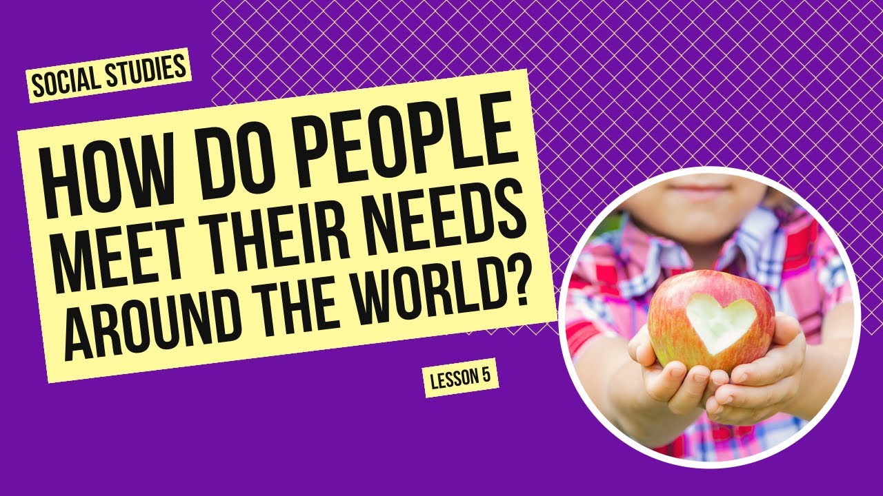 How Do People Meet Their Needs Around the World? | Social Studies ...