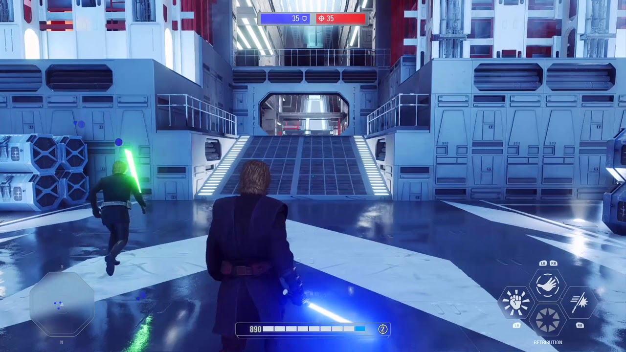 SWBF2 Sith Academy going godmode - YouTube