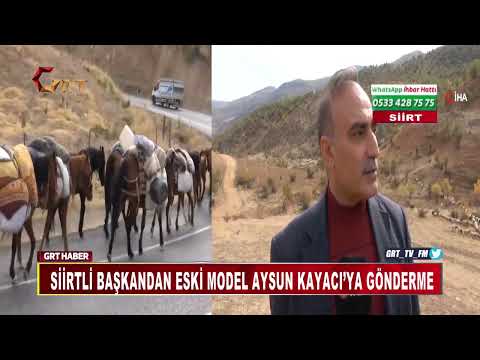 Siirtli Başkandan Eski Model Aysun Kayacı’ya Gönderme